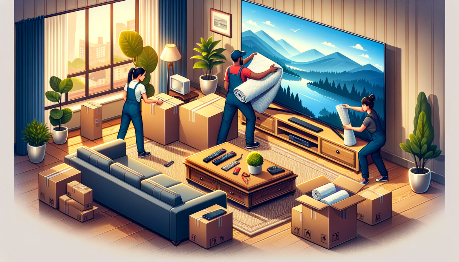 Common Mistakes to Avoid When Moving a TV - Happy Movers™